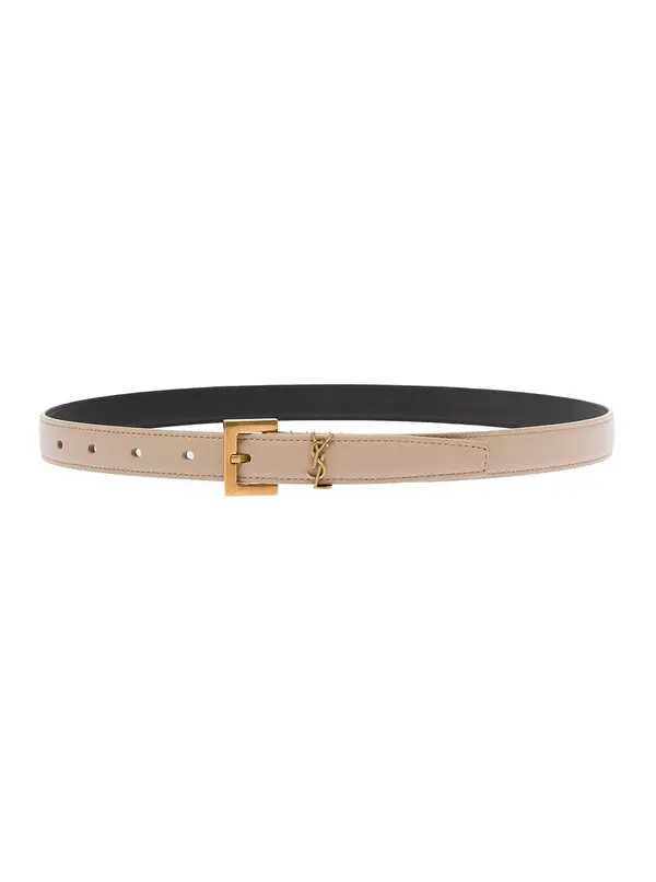 Saint Laurent Belt With Logo Buckle