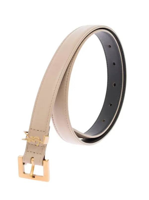 Saint Laurent Belt With Logo Buckle