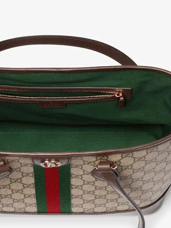 Gucci Ophidia Gg Fabric Shopping Bag - Multicolor