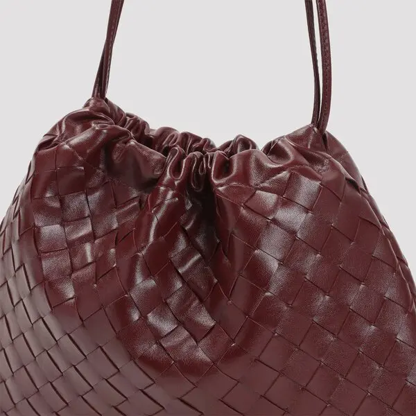 Bottega Veneta Barolo Calf Leather Pouch - Red