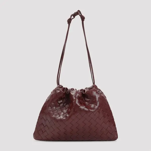 Bottega Veneta Barolo Calf Leather Pouch - Red