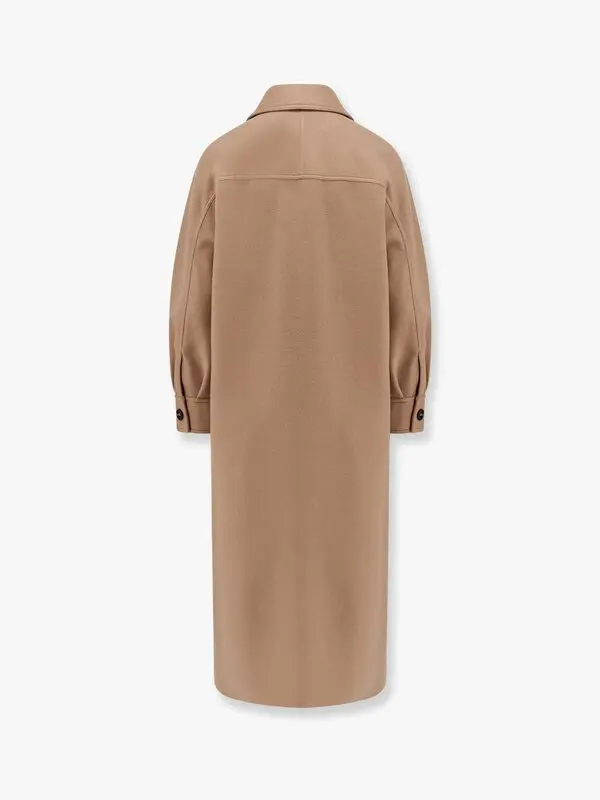 Max Mara Wool And Cashmere Single-breasted Coat - Multicolor