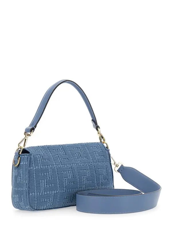 Fendi Baguette Denim Bag - Multicolor