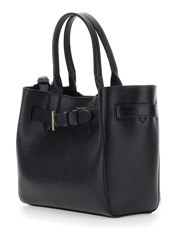 TOM FORD Audrey Piccola Handbag In Grained Leather - Multicolor