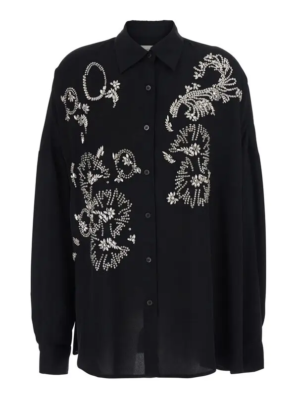 Dries Van Noten Embellished Button-up Shirt - Multicolor