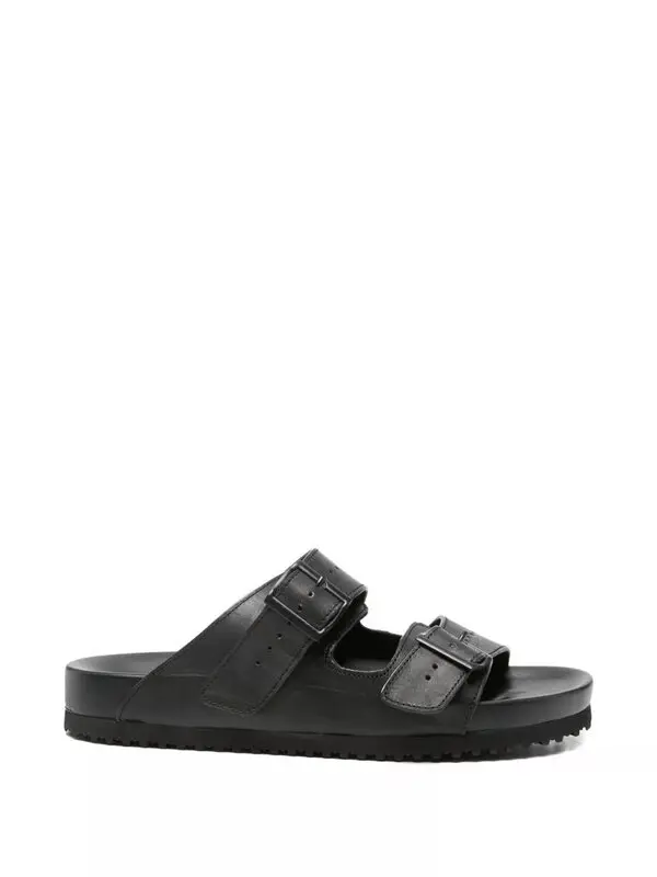 SERGIO MORETTI FIRENZE Buckle-fastening Leather Sandals