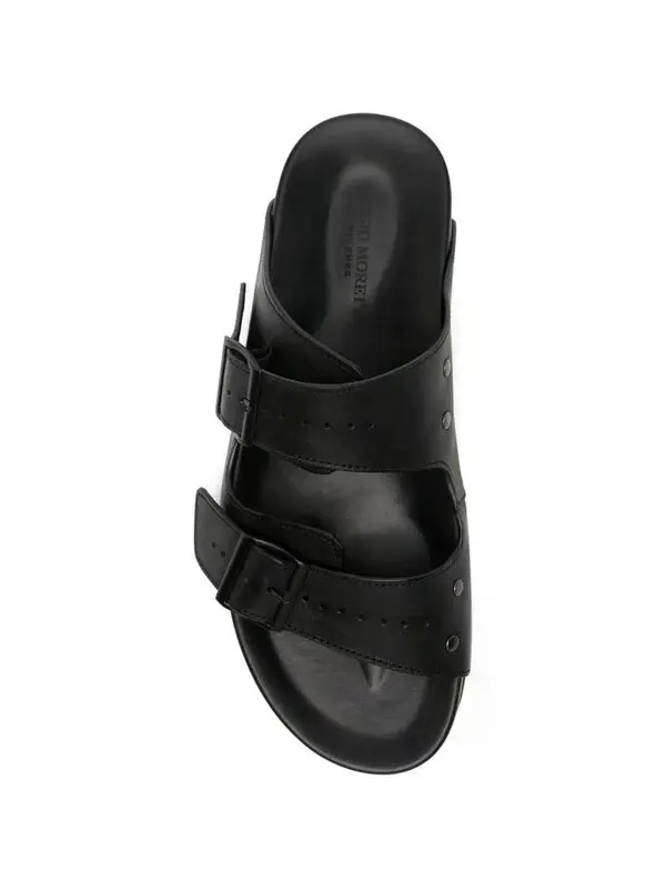 SERGIO MORETTI FIRENZE Buckle-fastening Leather Sandals