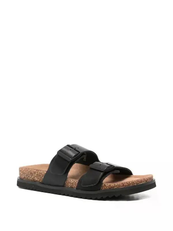 SERGIO MORETTI FIRENZE Buckle-fastening Leather Sandals