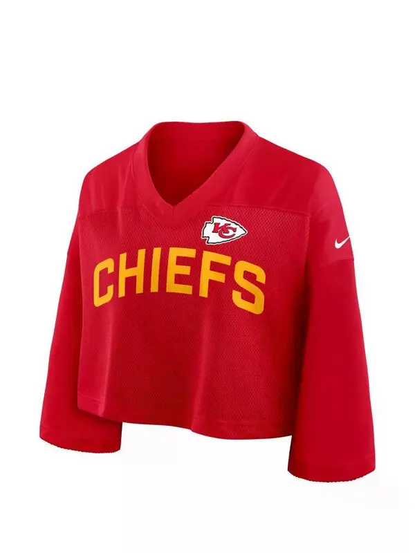 Nike X Nfl Kansas City Chiefs Wide Receiver V-neck T-shirt - Red