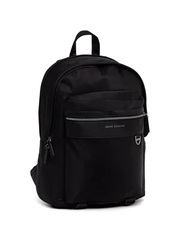 Armani Exchange Logo Plaque Backpack
