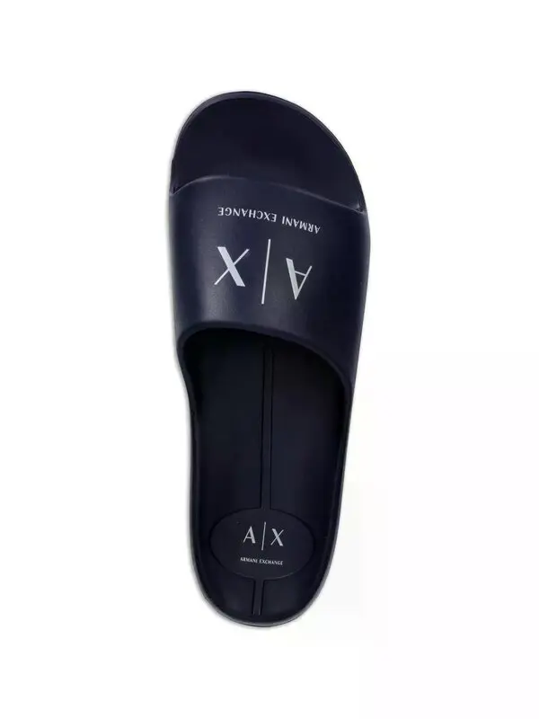 Armani Exchange A|x Logo Print Slides