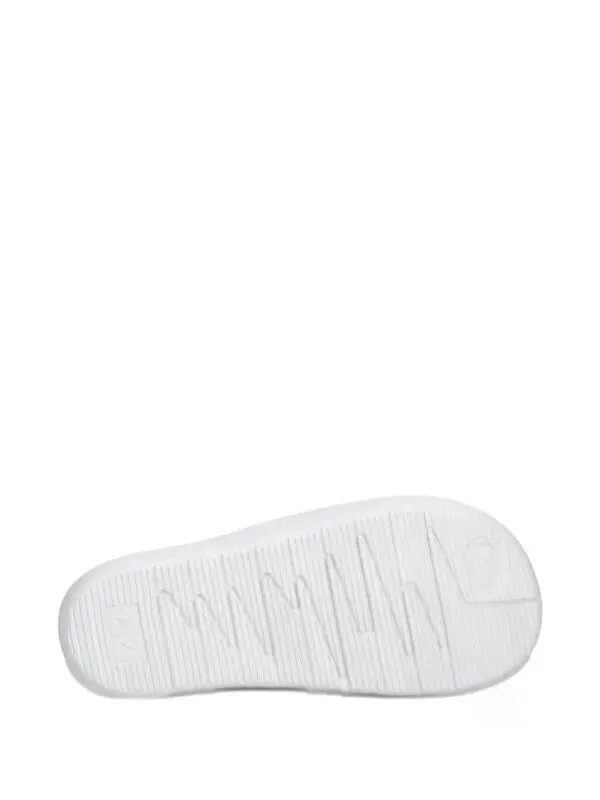 Armani Exchange Logo Print Open-toe Slides