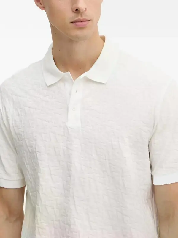 Armani Exchange Logo-patterned Polo Shirt