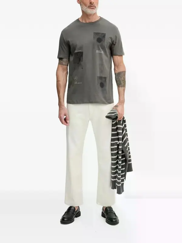 Armani Exchange Graphic-print Crew-neck T-shirt