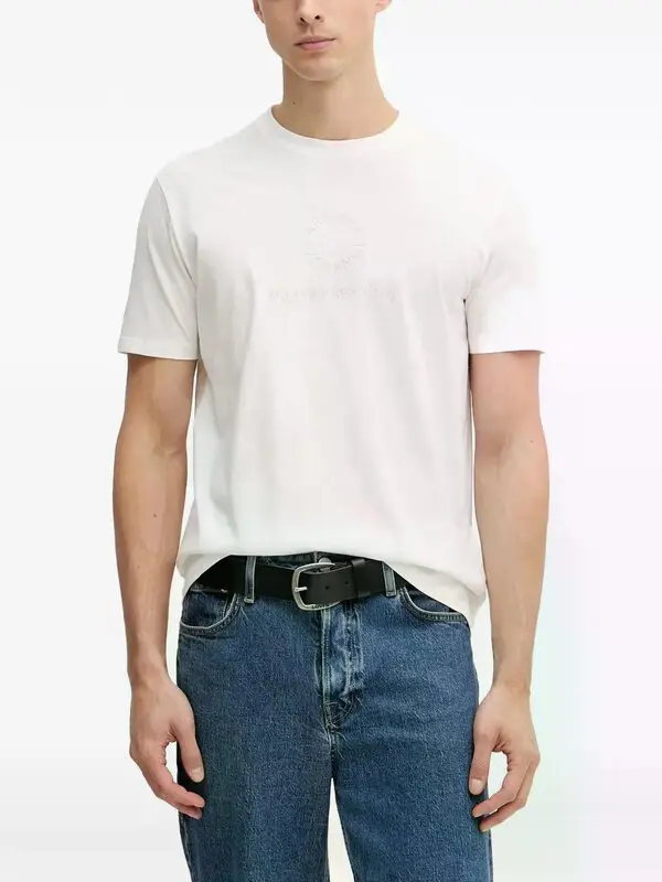 Armani Exchange Logo-embossed Short-sleeve T-shirt