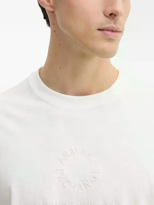 Armani Exchange Logo-embossed Short-sleeve T-shirt