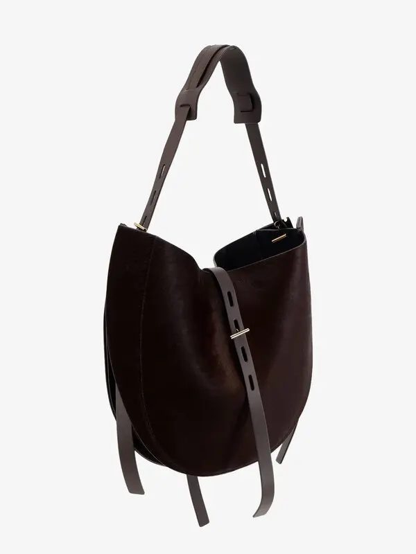 MINOBOSSI Liz Pony Skin Shoulder Bag - Brown
