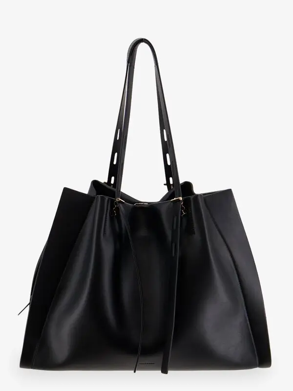 MINOBOSSI Paula Leather Shoulder Bag - Black