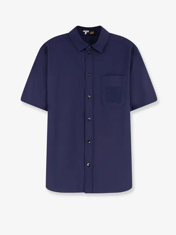 Loewe Paula's Ibiza Cotton Blend Shirt - Blue