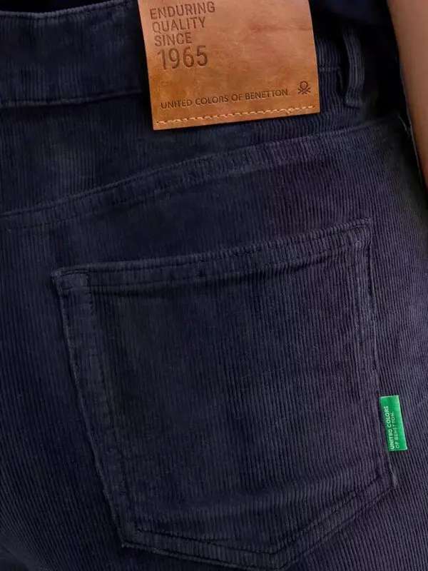 BENETTON Corduroy Wide-leg Trousers