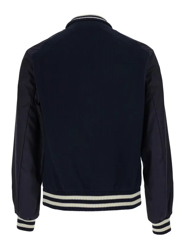 Moncler High Collar Zip Cardigan