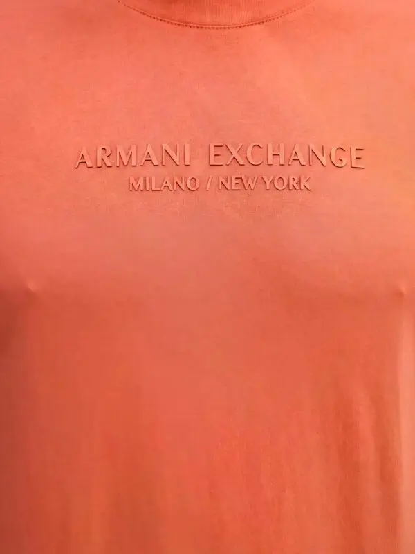 Armani Exchange Logo-embossed T-shirt
