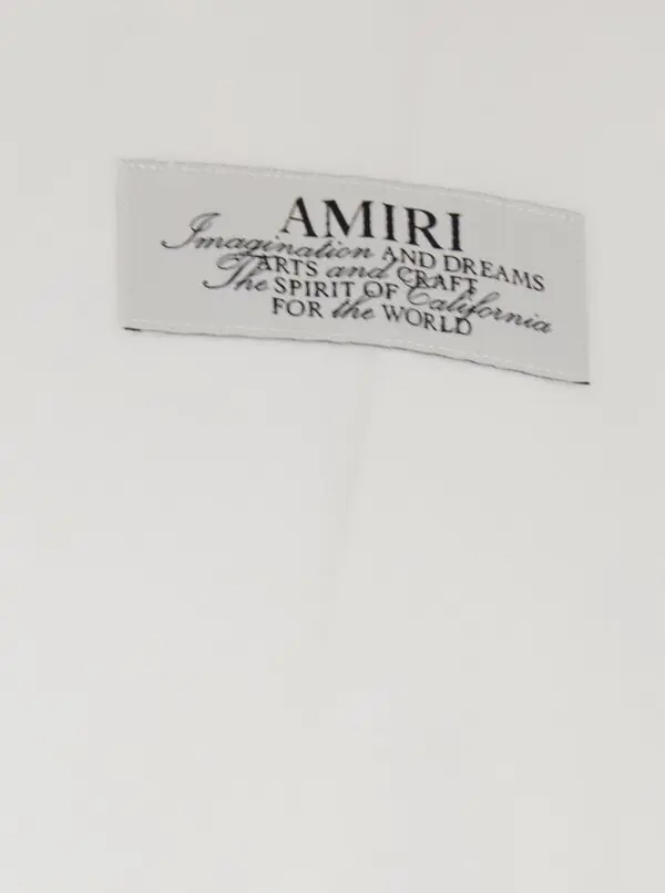 Amiri T-shirt With Spirit Print On The Front In Cotton For - White