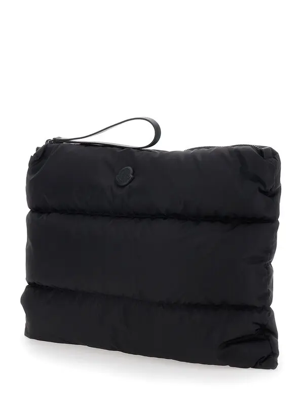 Moncler Padded Tech Fabric Laptop Bag With Wrist Strap - Multicolor
