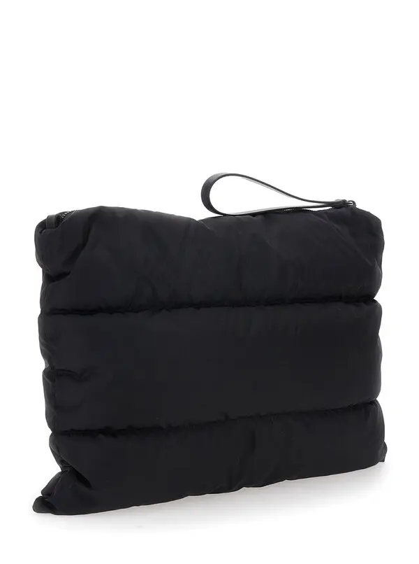 Moncler Padded Tech Fabric Laptop Bag With Wrist Strap - Multicolor