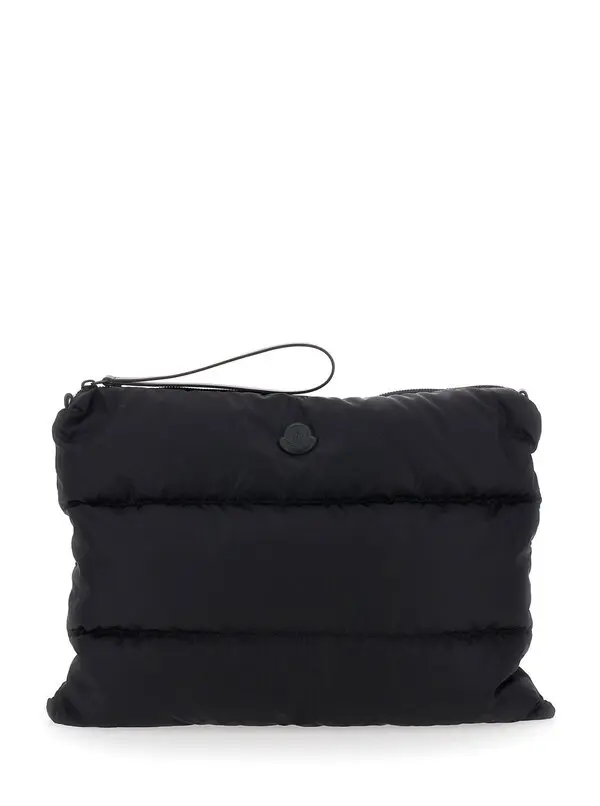 Moncler Padded Tech Fabric Laptop Bag With Wrist Strap - Multicolor