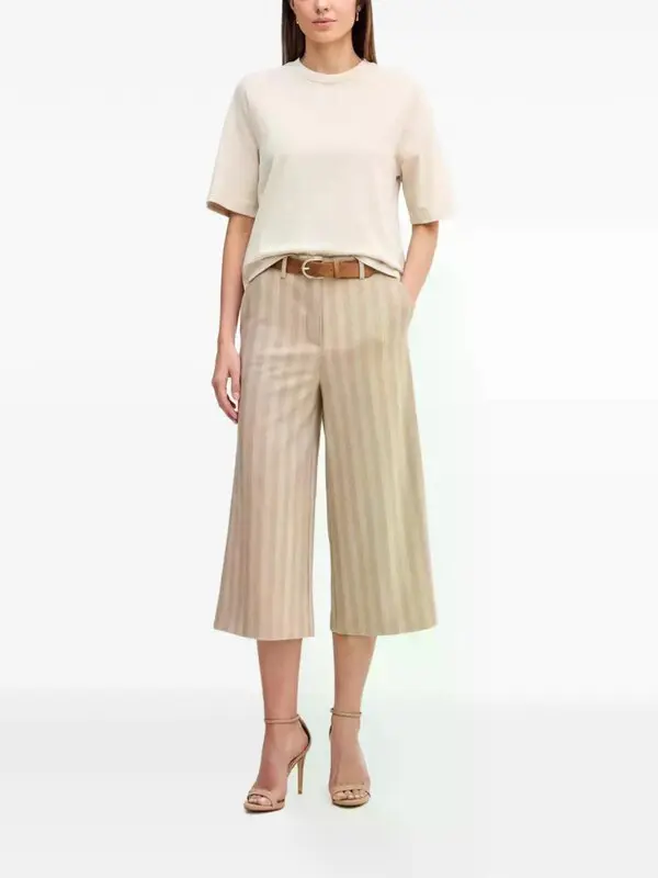 Sisley Striped Trousers - Neutrals