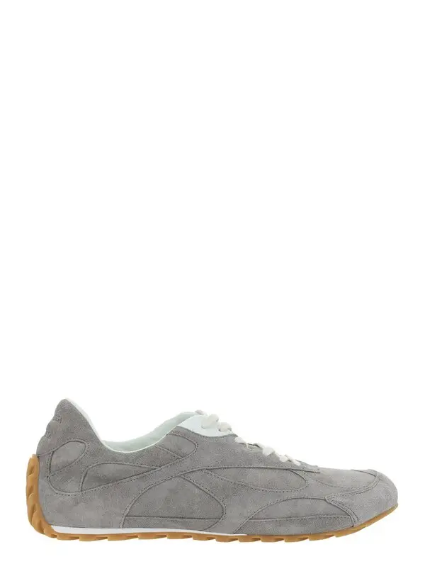 Bottega Veneta Orbit Flash Suede Low Top Sneakers - Multicolor