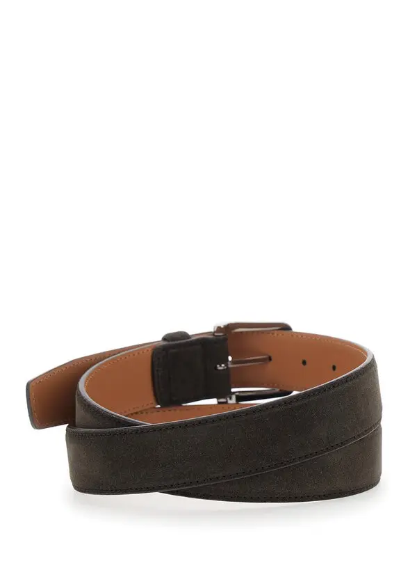 TOD'S Suede Belt With Elegant Details