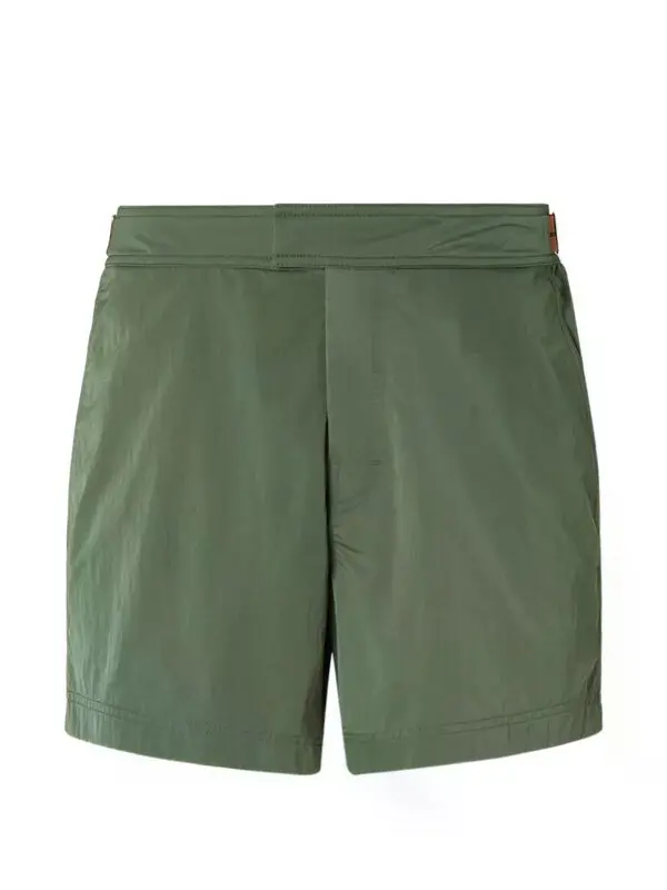 Zegna Swim Shorts With Logo Detail
