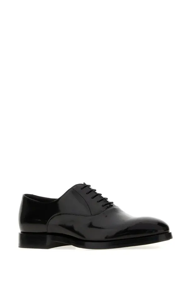 Brunello Cucinelli Patent Leather Oxford Shoes