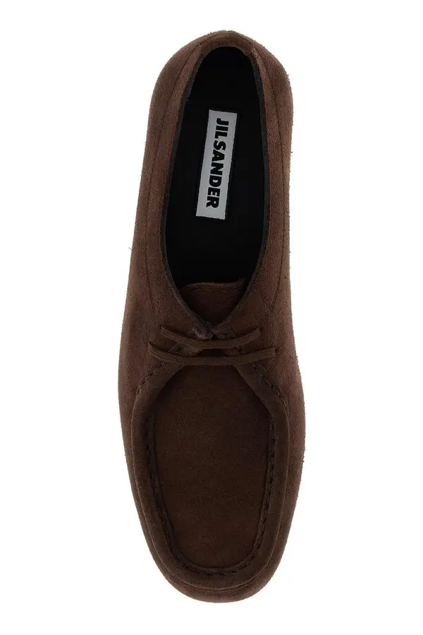 JIL SANDER Suede Lace-up Shoes