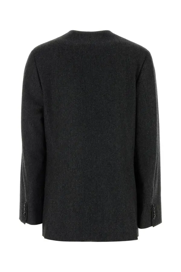 JIL SANDER Charcoal Wool Blazer