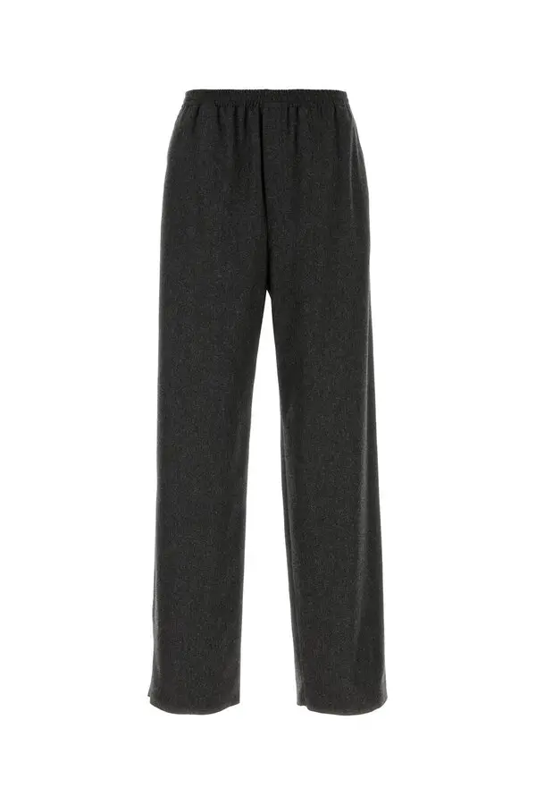 JIL SANDER Graphite Flannel Pant