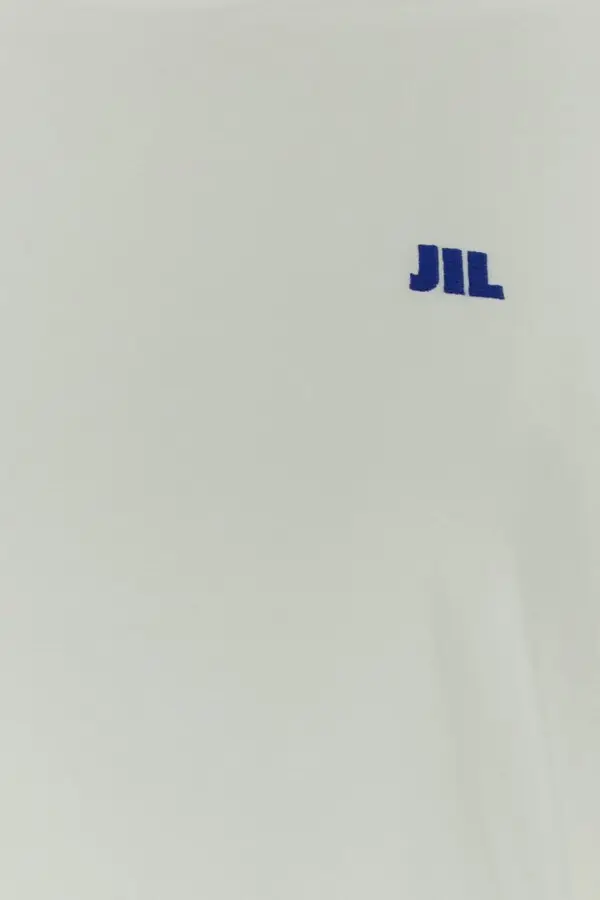 JIL SANDER Cotton T-shirt With Embroidered Logo
