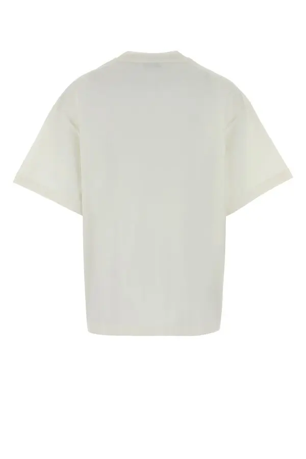 JIL SANDER Cotton T-shirt With Printed Logo - White