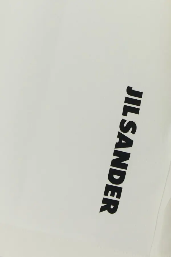JIL SANDER Cotton T-shirt With Printed Logo - White