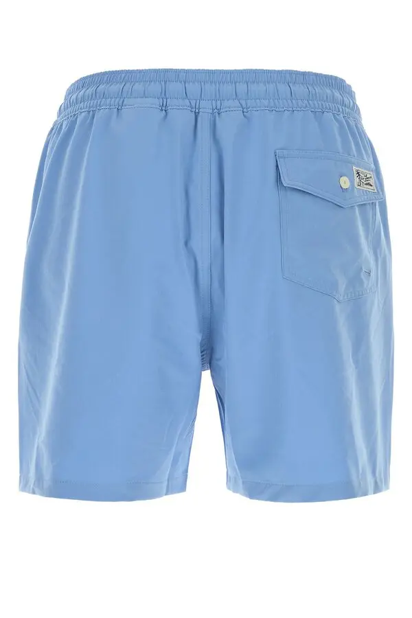 Polo Ralph Lauren Stretch Polyester Swimming Shorts With Embroidered Logo
