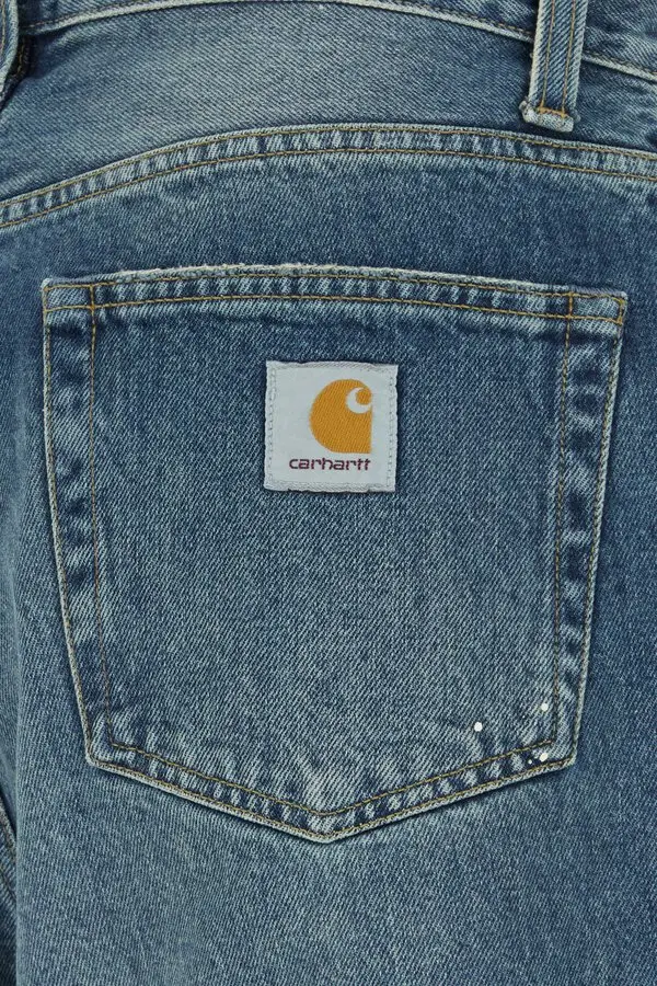 Carhartt Work In Progress Wide-leg Denim Trousers - Blue