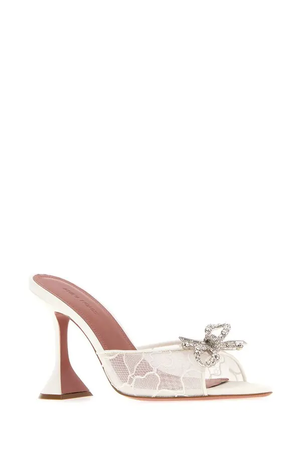Amina Muaddi Lace Rosie Mules