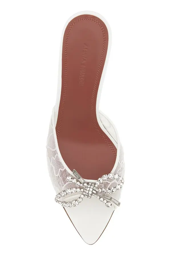 Amina Muaddi Lace Rosie Mules