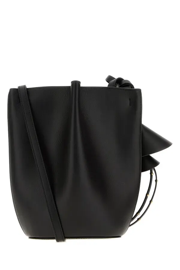 Givenchy Leather Nano Snap Bucket Bag - Black