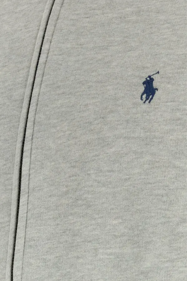 Polo Ralph Lauren Cotton Blend Zip-up Hoodie With Embroidered Logo