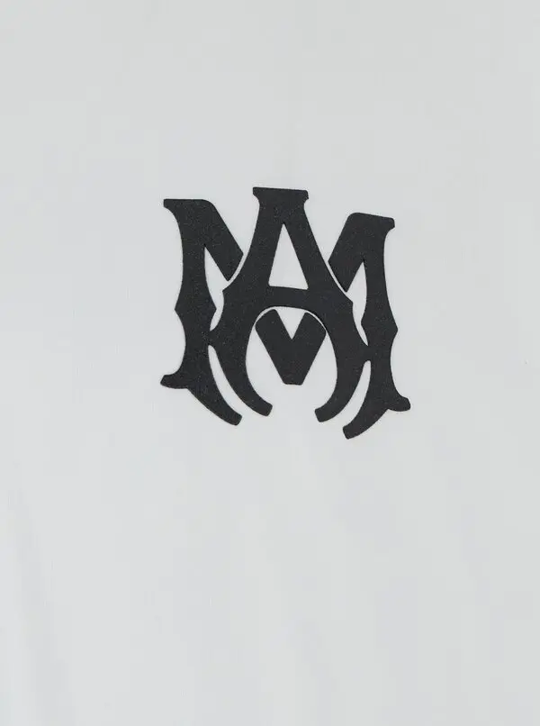 Amiri Oversized T-shirt With Contrast Logo Print In Cotton For - White