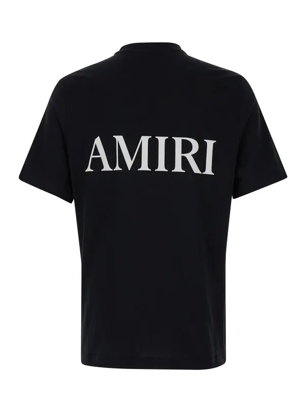 Amiri T-shirt With Contrasting Monogram In Cotton