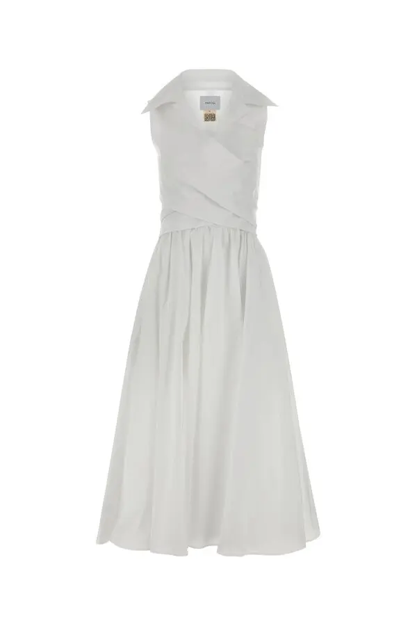 PATOU Faille Dress - White